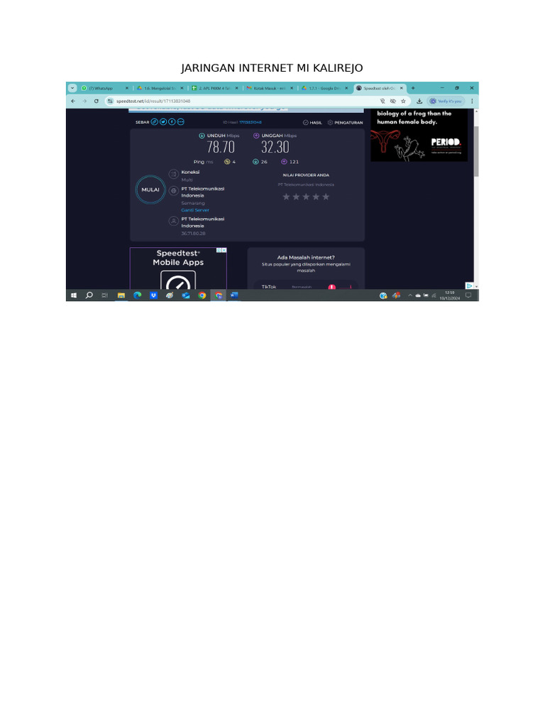 Jaringan Internet Mi Kalirejo | PDF