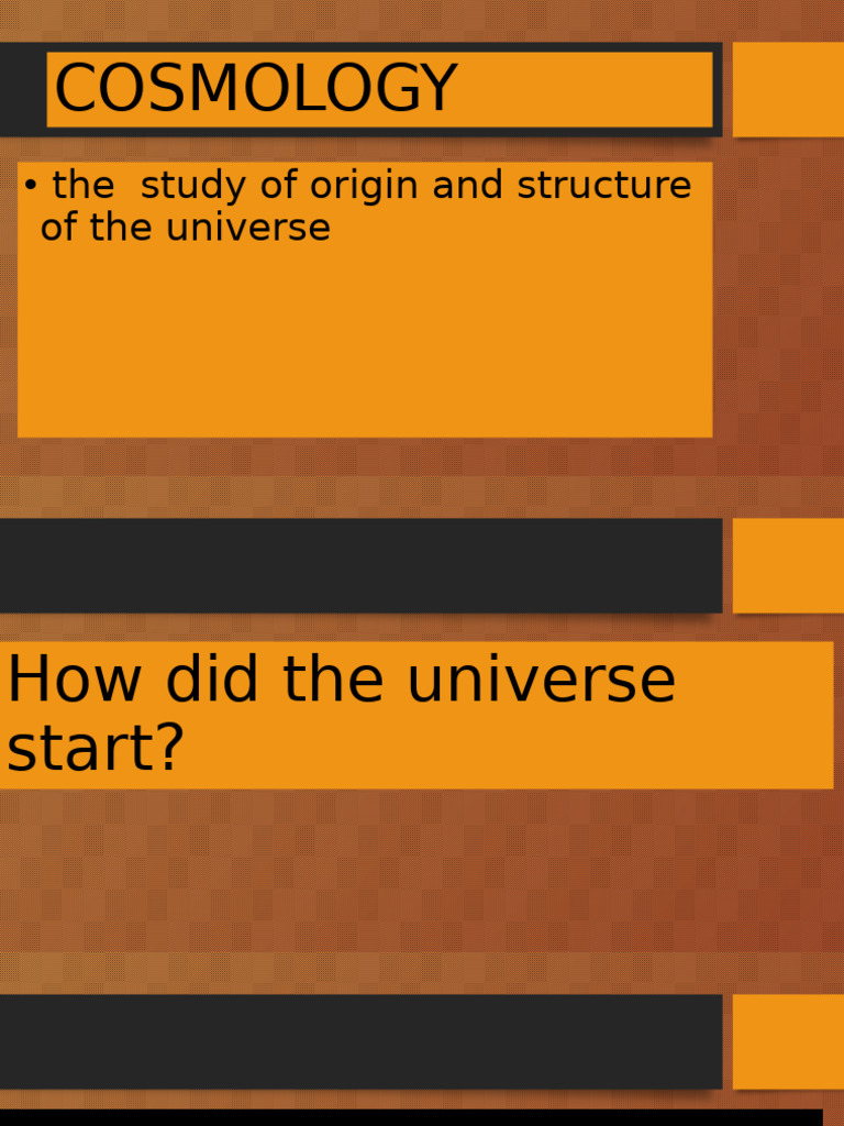 Theories That Explain The Origin of The Universe | PDF | Universe | Big ...