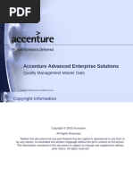 Sap Quality Management Master Data Tables | PDF | Data | Quality Management