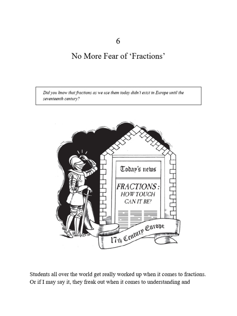 6 - No More Fear of Fractions' | PDF | Multiplication | Division ...