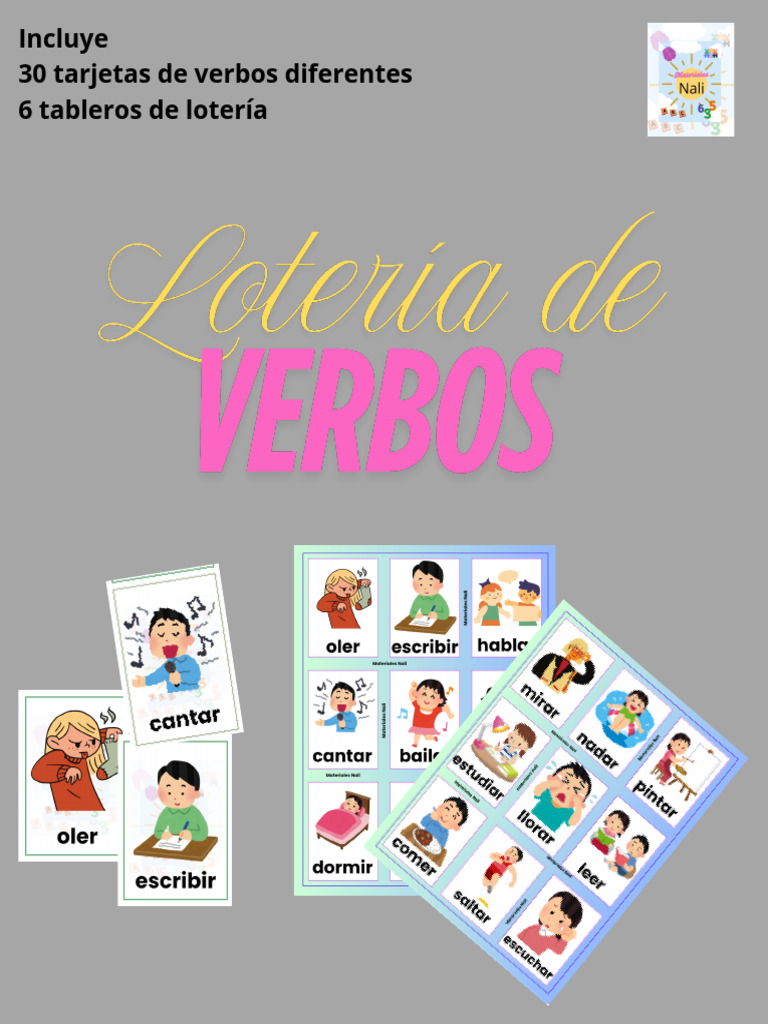 Lotería de Verbos - 20250416 - 101043 - 0000 | PDF