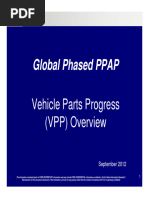 Global Phased PPAP: Vehicle and Manufacturing Parts Progress (VPP and ...