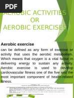Categories of Vigorous Physical Activity | PDF | Aerobic Exercise ...