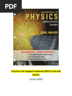 Fundamentals of Physics 10th Edition by David Halliday, Robert Resnick, Jearl Walker 1119446570 ...