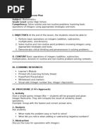 Kinds of Lines Lesson Plan for Kindergarten | PDF | Lesson Plan | Collage