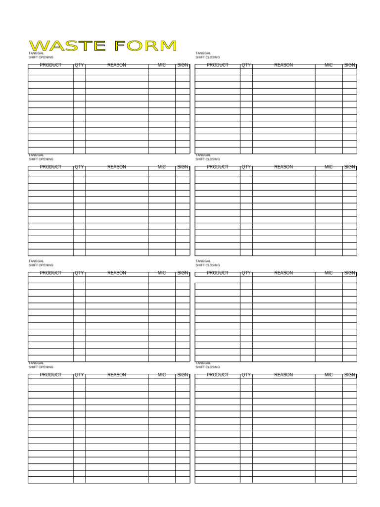 Waste Book | PDF
