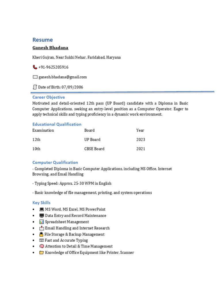 Ganesh Resume | PDF