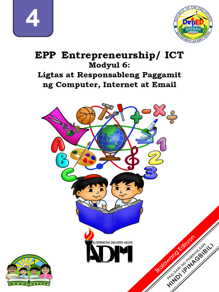 2.ed - Epp4 - Entrep-Ict - Mod6 - Ligtas at Responsableng Paggamit NG ...