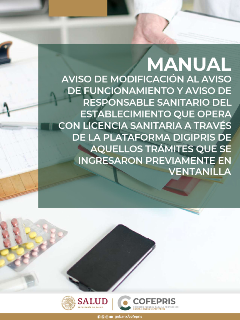 Modificación Aviso Funcionamiento Digipris Pdf