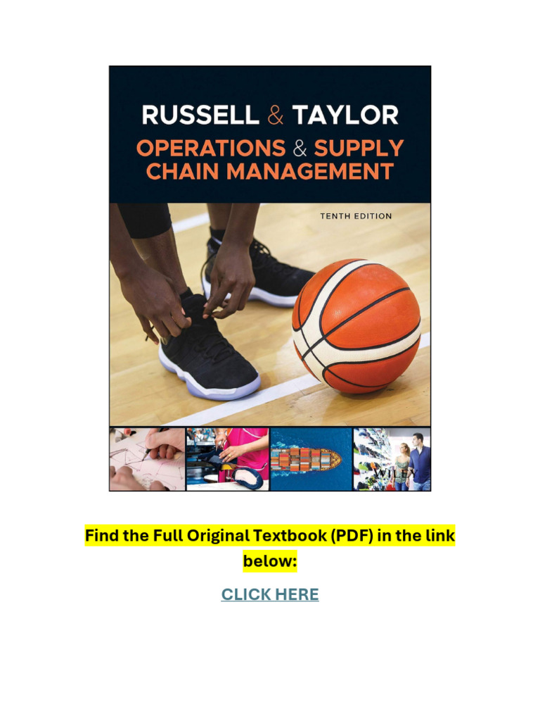 Operations and Supply Chain Management PDF | PDF | Forecasting | Lean ...