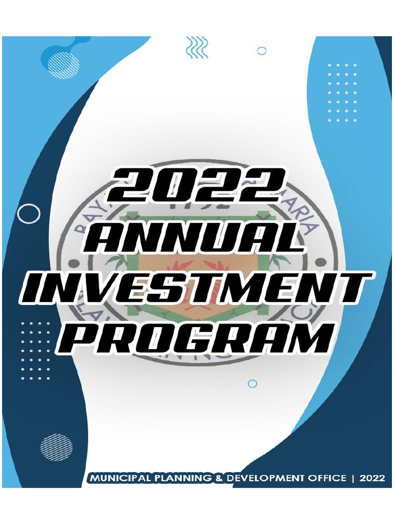 2022 Annual Investment Program of Santa Maria Bulacan | PDF | Economies