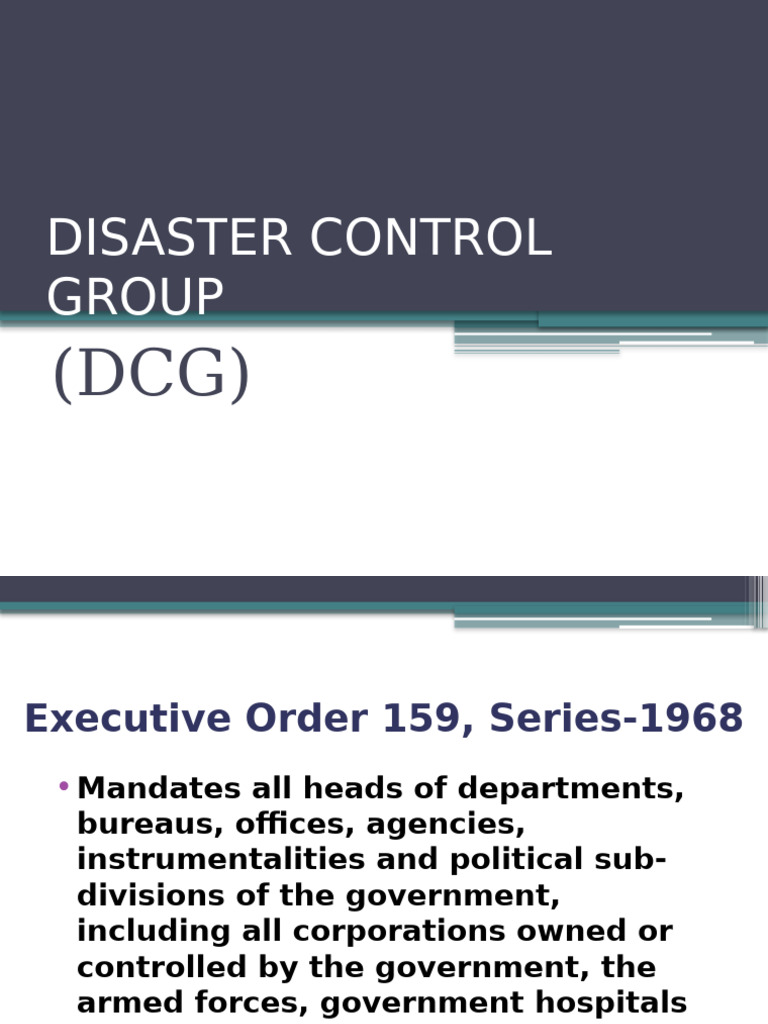 Disaster Control Group Overview | PDF | Emergency Evacuation | Firefighting