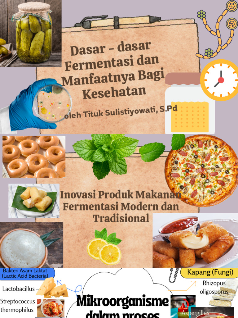 Dasar - Dasar Fermentasi | PDF