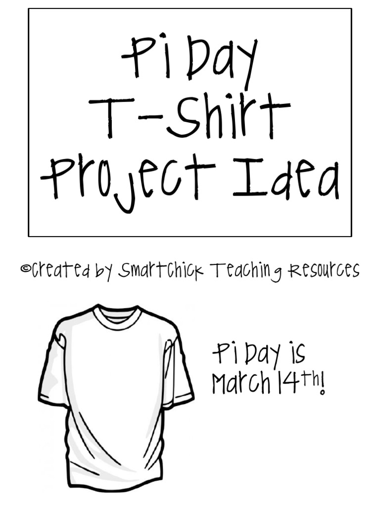 Pi Day T-Shirt Project Idea | PDF