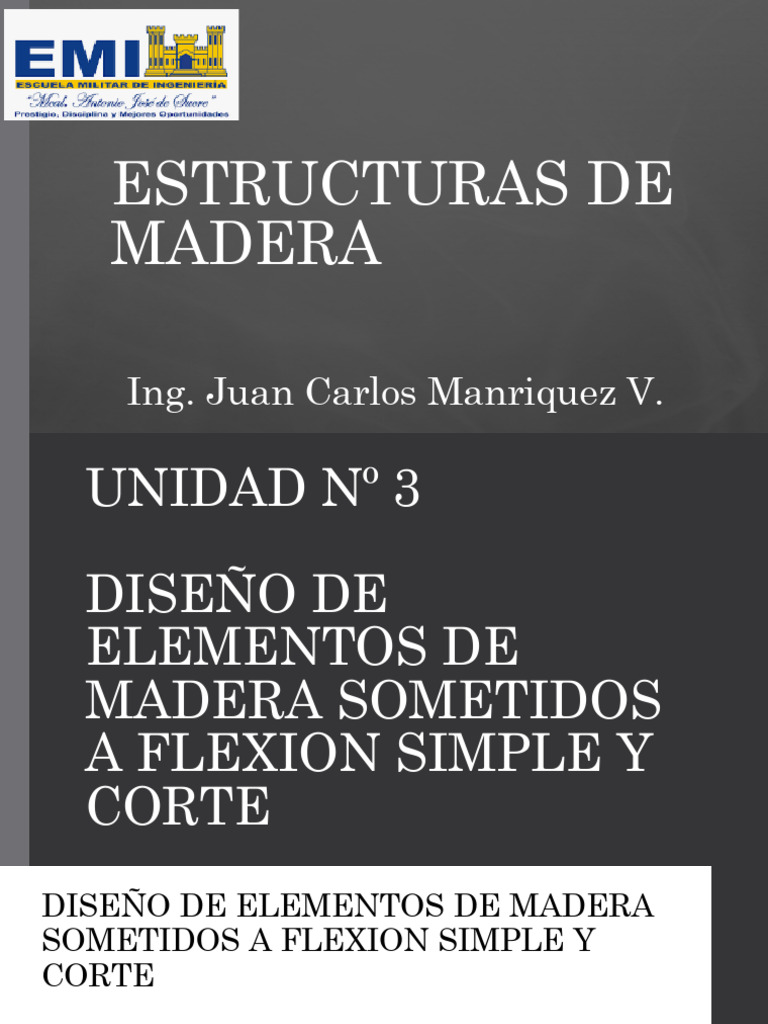 Diseño de Estructuras de Madera | PDF | Viga (Estructura) | Doblar