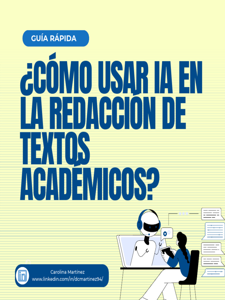 Uso Ético de IA en Redacción Académica | PDF | Inteligencia artificial ...