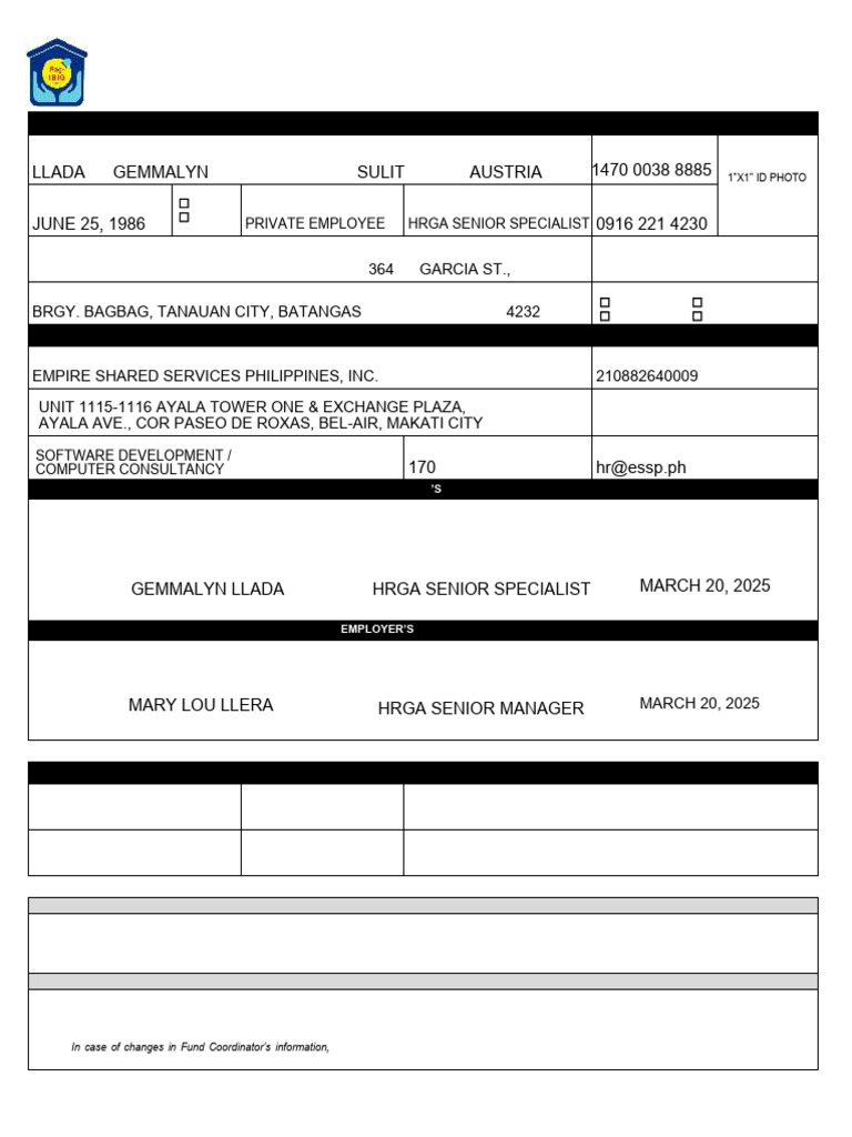 PFF067 FundCoordinatorNominationForm V02 | PDF | Identity Document