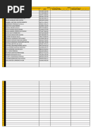 Lista de Presenca - Modelo | PDF