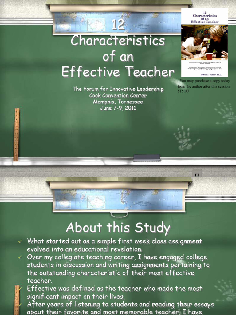 12 Characteristics of An Effective Teacher | PDF | Teachers | Compassion