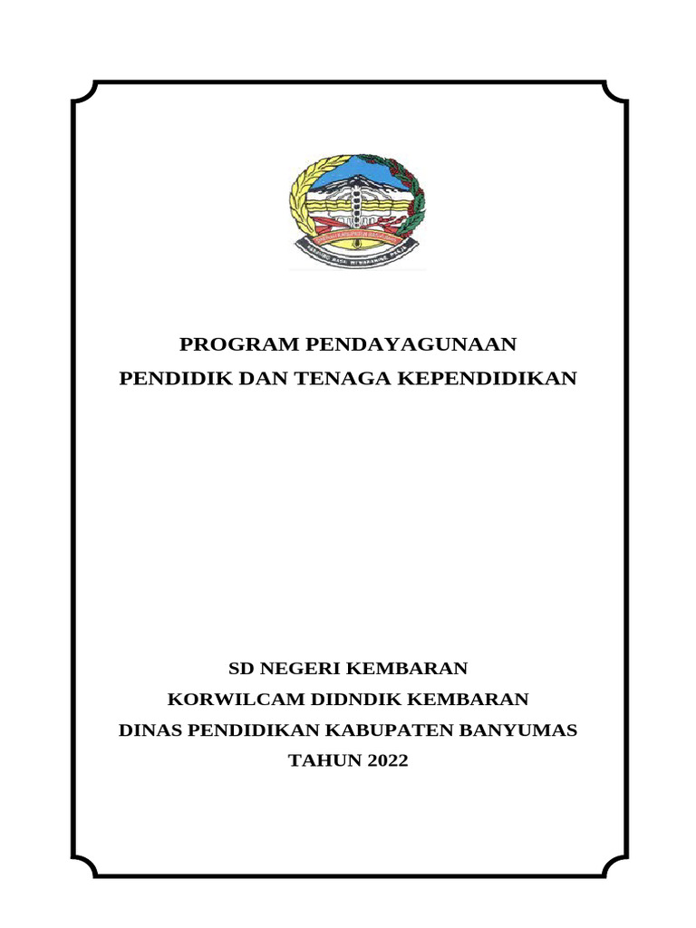 Program Pendayagunaan Pendidik Dan Tenaga Kependidikan Tahun 2019 | PDF