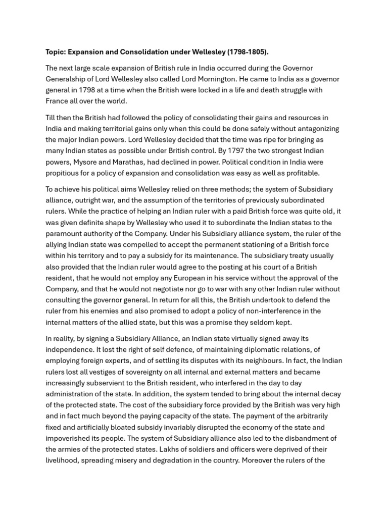 UNIT-3 Consolidation Under Wellesley | PDF