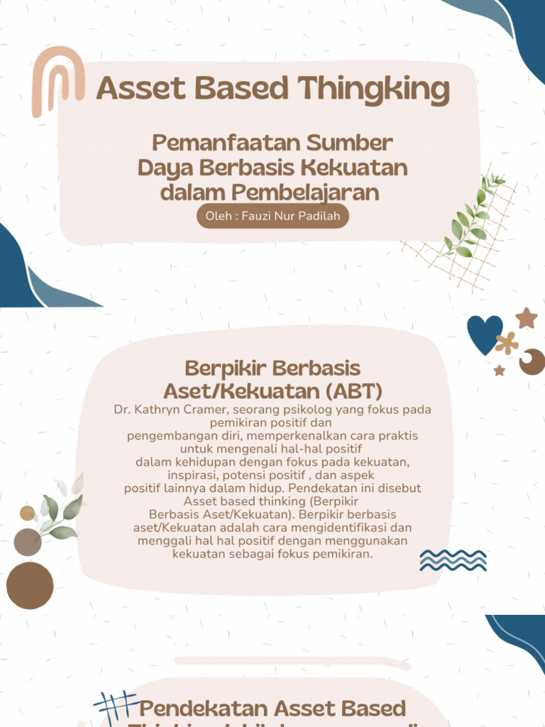 Asset Based Thingking | PDF