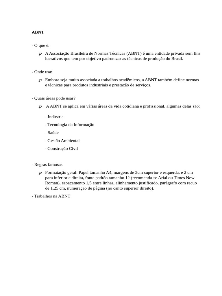 ABNT | PDF