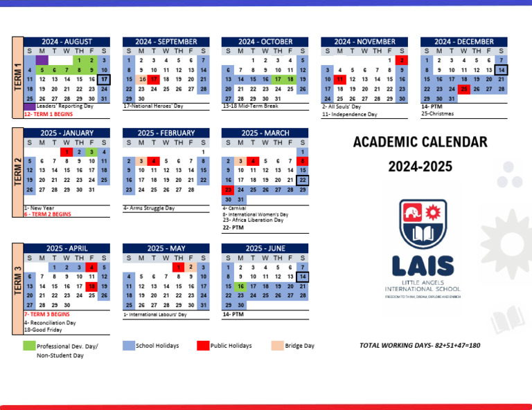 2025-26 School Calendar Overview | PDF | Observances