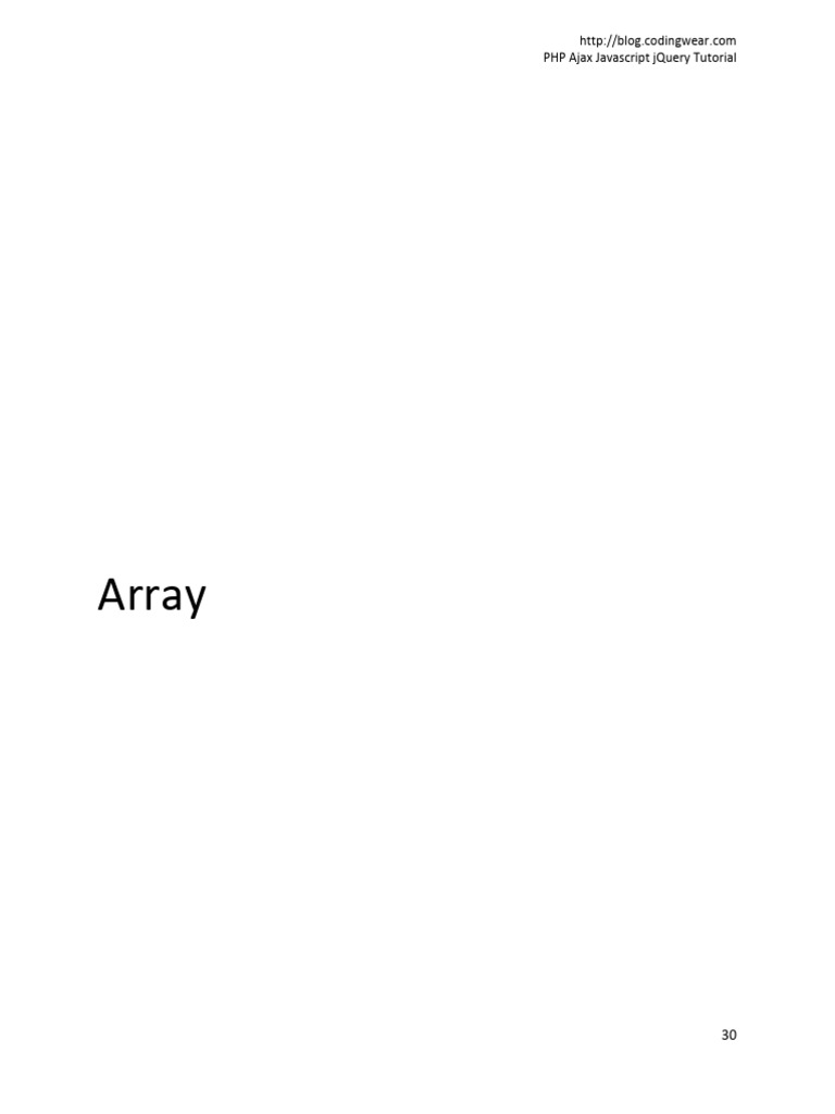 Belajar Javascript 30 | PDF