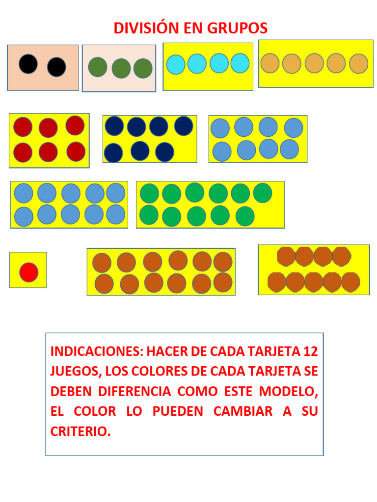 Division en Grupos | PDF