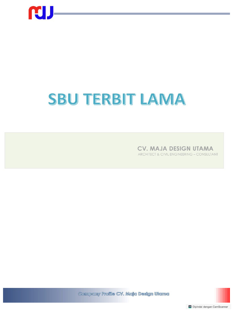 Cv. Maja Design Utama Sbu Lama | PDF