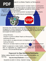 Mga Batas Trapiko-2 | PDF