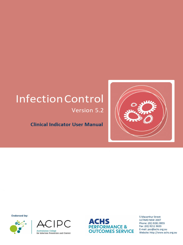 Infection Control Clinical Indicators Manual | PDF | Clinical Medicine ...