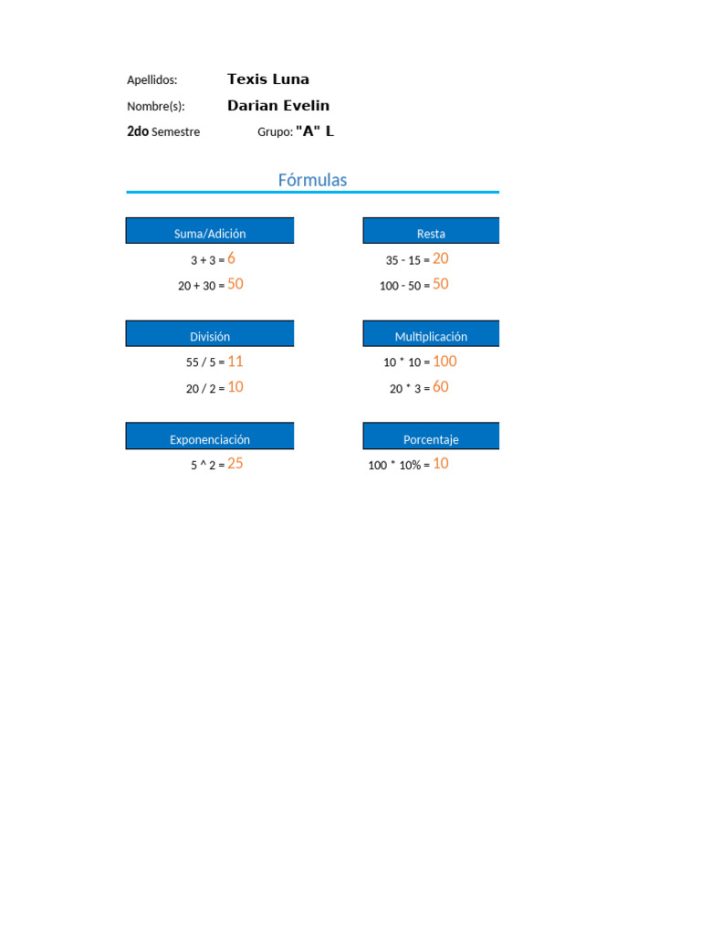 01 Libro de Practicas Basicas de Excel33 | PDF | Aritmética | Teoría de ...