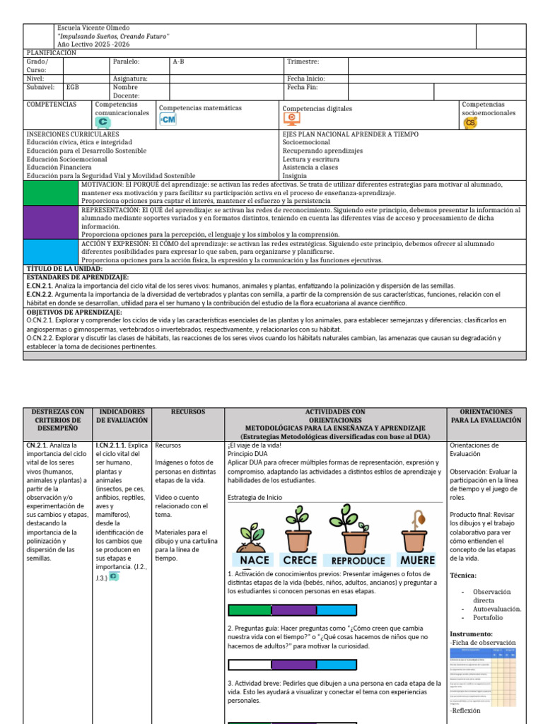 2do Grado 1er Trimestre Ccnn-1 | PDF | Aprendizaje | Reciclaje