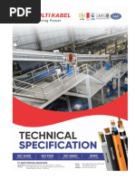 16sqmm X 4C XLPE Armd FR Cable Datasheet | PDF | Insulator (Electricity ...