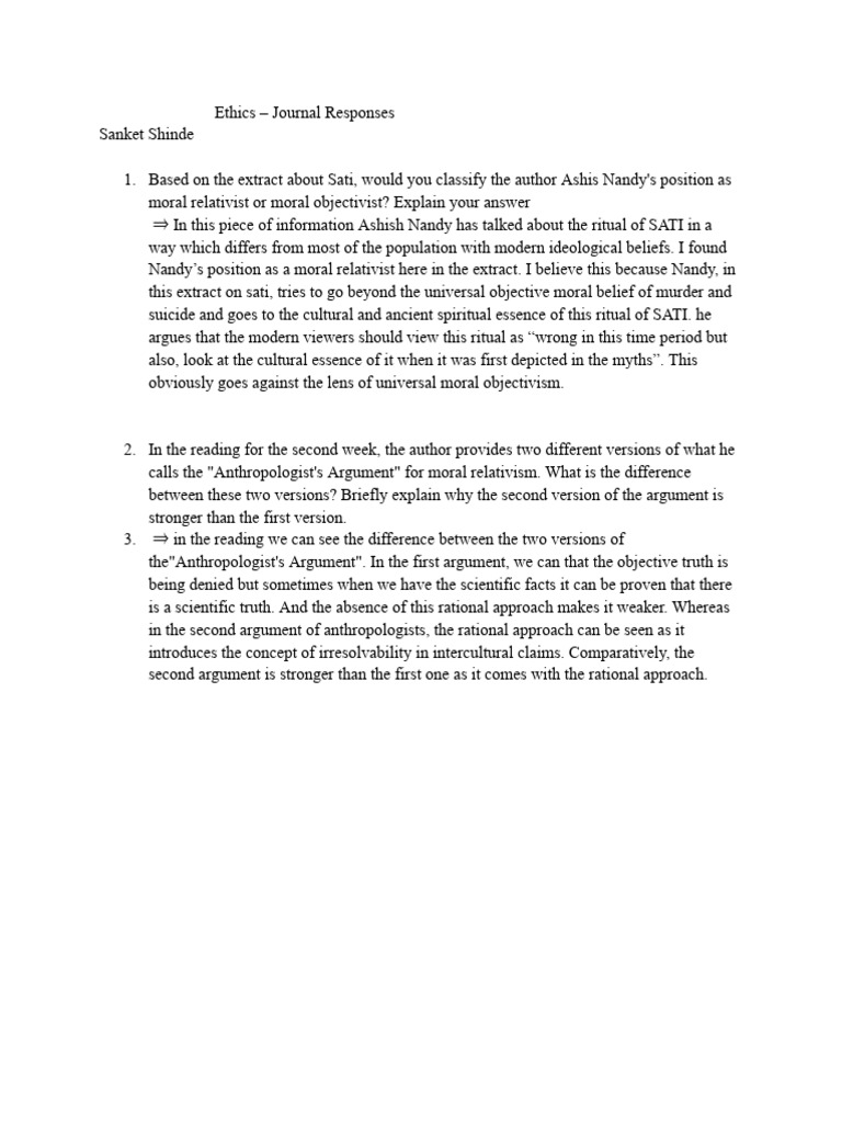 Ethics Journal | PDF