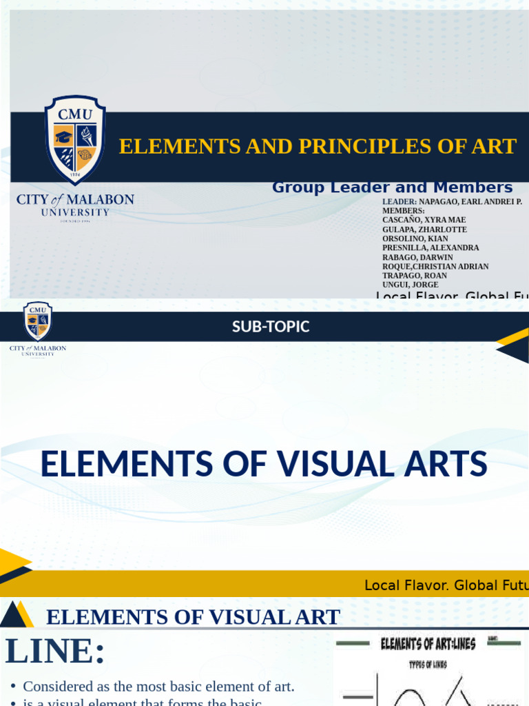 Group Red Elements and Principle of Art | PDF | Composition (Visual ...