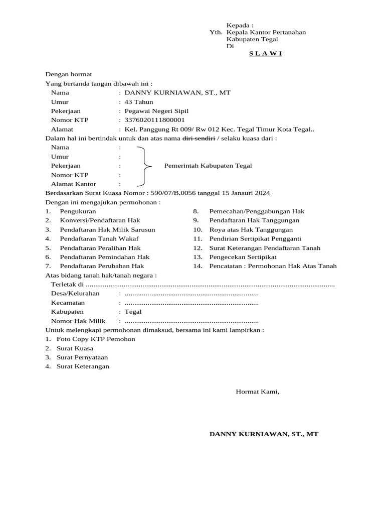 BLANGKO TN KOSONG 2024 Fix | PDF
