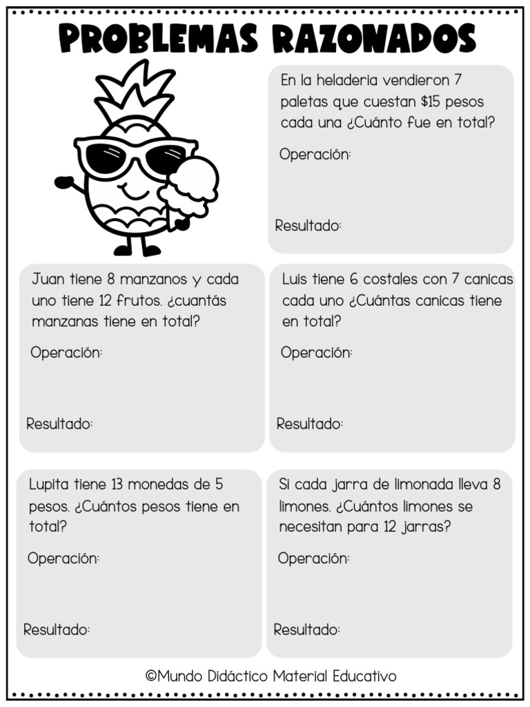Problemas Razonados de Matemáticas | PDF