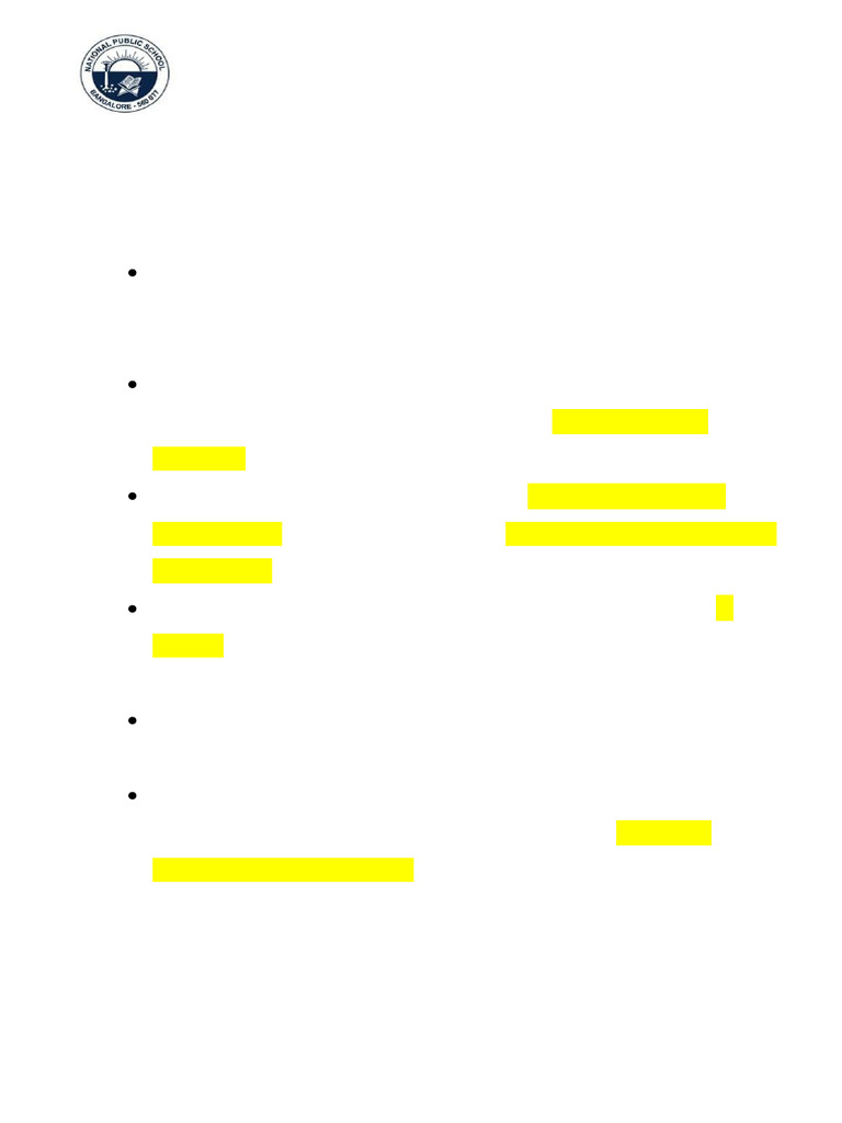 General Instructions | PDF
