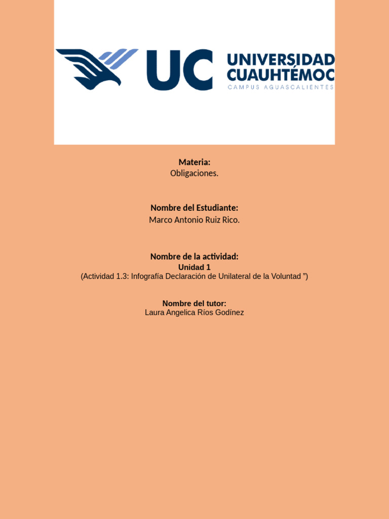 Definición de Declaración Unilateral | PDF