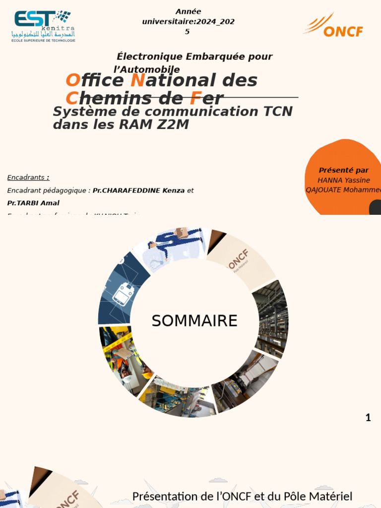 Système TCN des Rames Z2M de l'ONCF | PDF | Transport ferroviaire