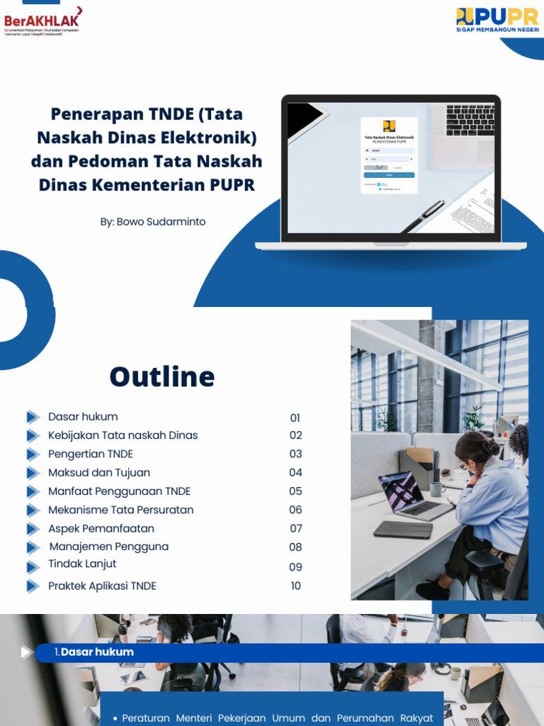 Paparan Materi TNDE Dan Tata Naskah Dinas | PDF