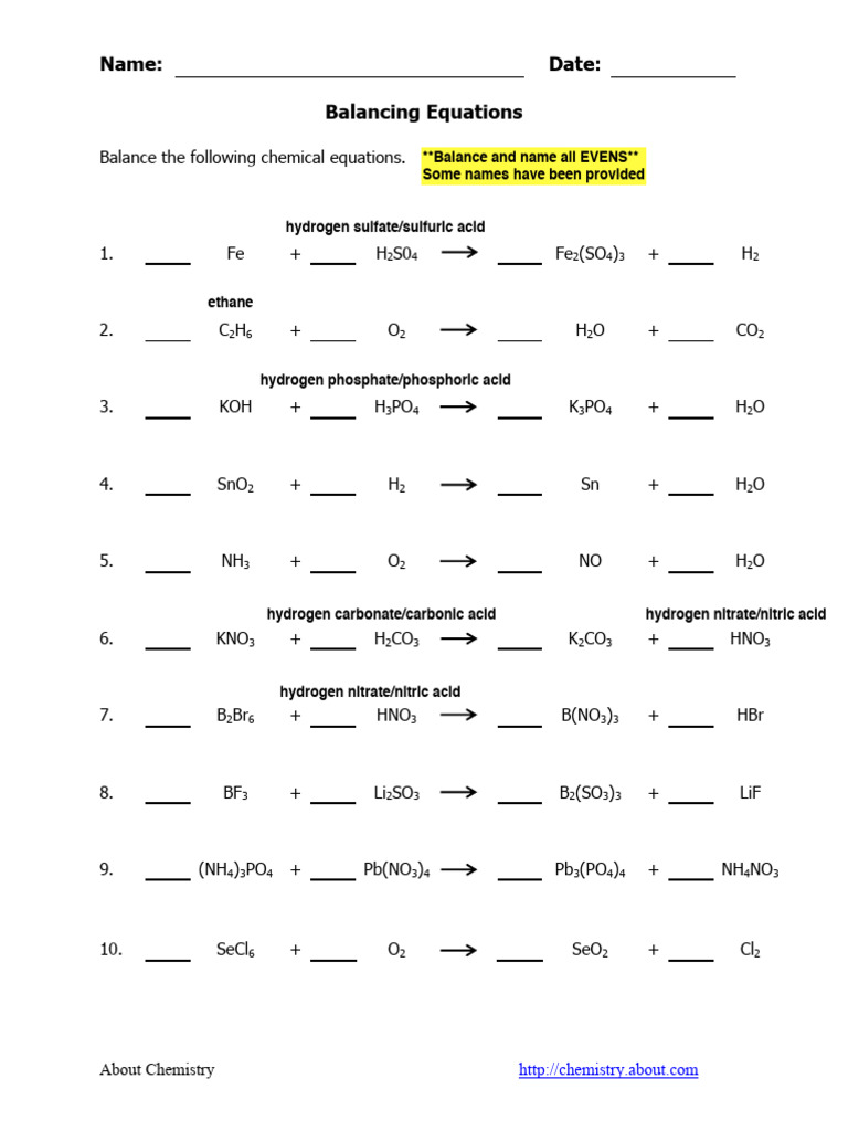 Balancing and Naming | PDF