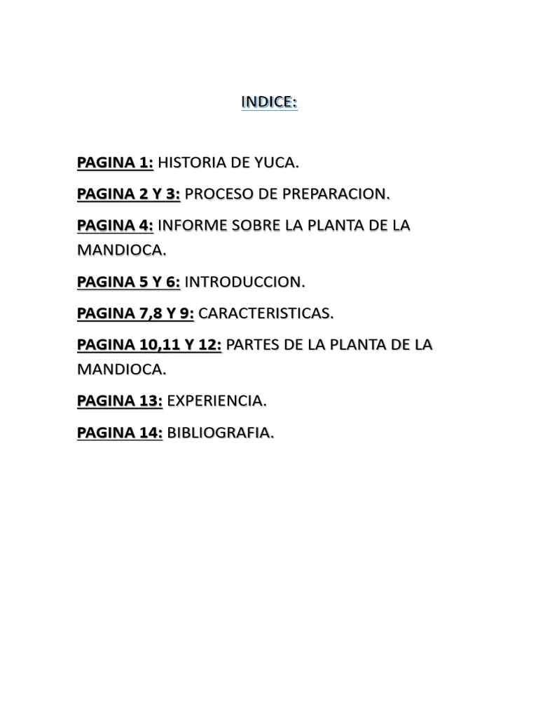 Copia de Rehegua Yuca - Editado | PDF | Alimentos