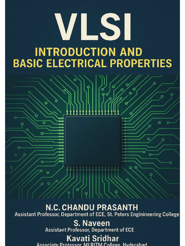 An Introduction To VLSI and Basic Electrical Properties | PDF | Mosfet | Field Effect Transistor