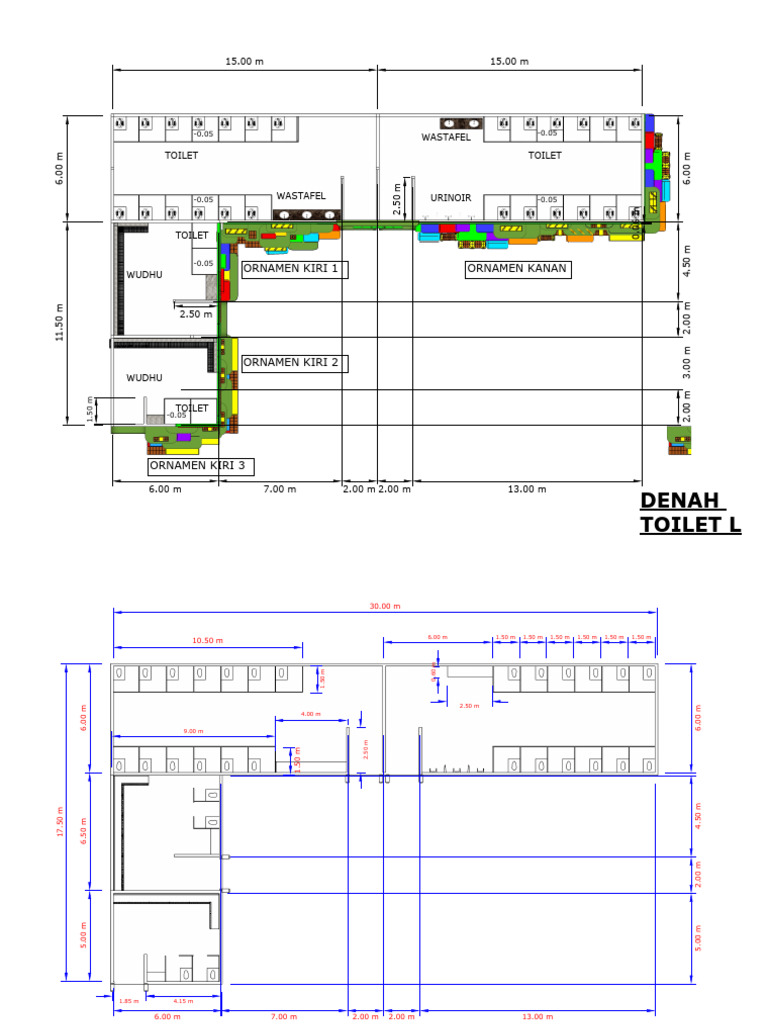 Toilet Layout and Details | PDF
