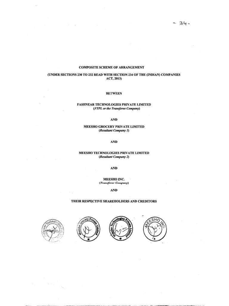 Meesho - Amended Scheme (Filed) | PDF