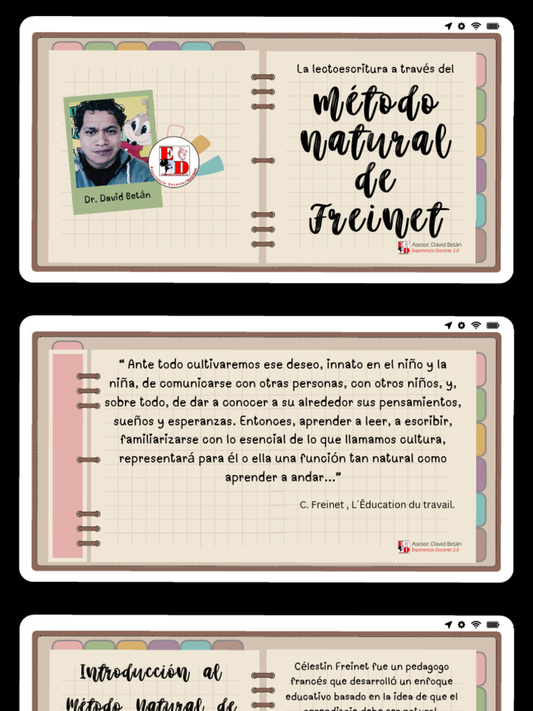 Método Natural de Freinet | PDF | Educación de la primera infancia | Aprendizaje